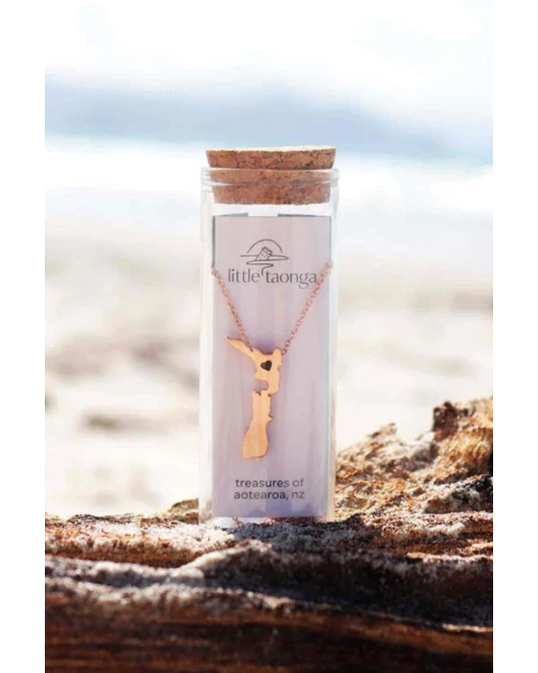 LITTLE TAONGA NZ MAP NECKLACE - The Style Makers : Mainly Casual ...